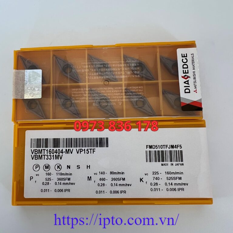 IPTO | Mảnh tiện Mitsubishi VBMT160404-MV VP15TF IPTO | Mảnh tiện Mitsubishi VBMT160404-MV VP15TF